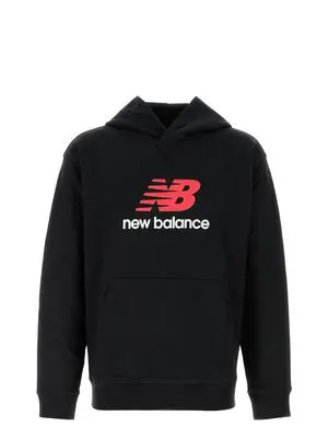 NEW BALANCE Cotton Sweatshirt - Black