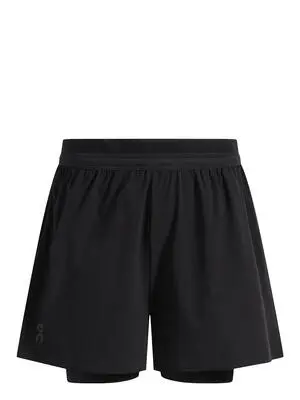 On 3" Performance 2/1 Shorts - Black