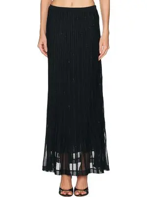 TOM FORD Micro Sequins Evening Skirt - Black