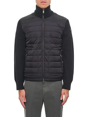 Moncler Padded Zip-up Jacket - Black