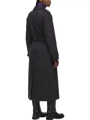 KARL LAGERFELD Karl Lagerfeld Jeans Belted Long-Sleeve Coat