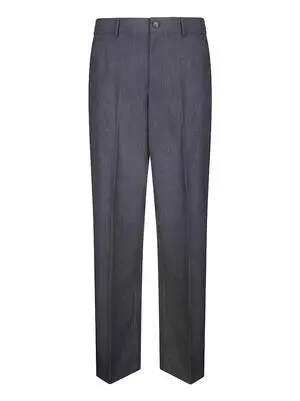 A.p.c. Dylan Pressed-crease Trousers - Grey