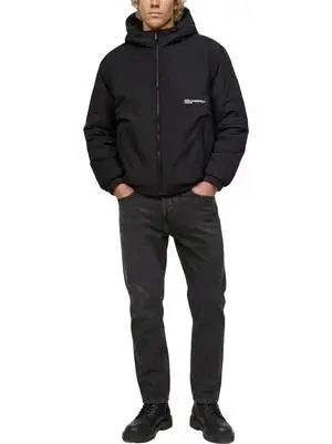 Karl Lagerfeld Reversible Logo Jacket - Black