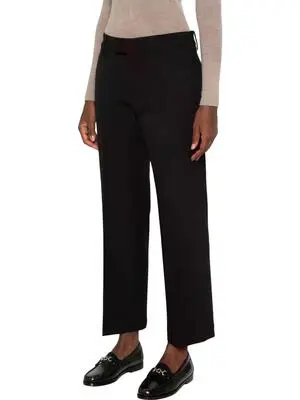 BERWICH Alice Belt-loop Pocket Trousers - Black
