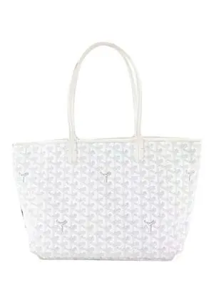 Goyard Artois Coated Canvas Pm Tote Bag - White