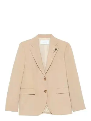 LARDINI Rocco Flower-detail Blazer - Neutrals