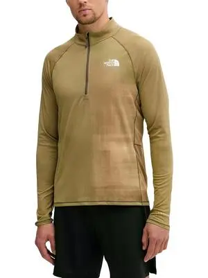 The North Face Long Sleeve Quarter Zip T-shirt - Green