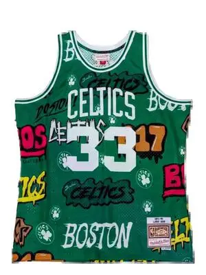 Mitchell & Ness Larry Bird Boston Celtics Slam Dunk Tank Top - Green