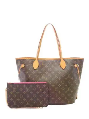 LOUIS VUITTON 2015 Mm Neverfull Tote Bag - Brown
