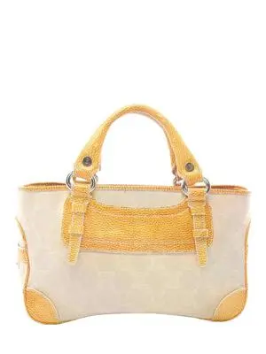 Celine Macadam Canvas Boogie Bag Handbag - Neutrals
