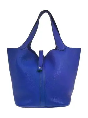 Hermès Hermès 2017 Picotin Lock Tote Bag Blue