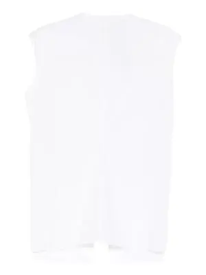 LESS Tie-front Shirt - White
