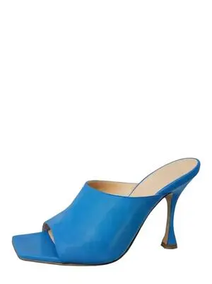 MAGDA BUTRYM Magda Butrym Square-Toe Leather Mules