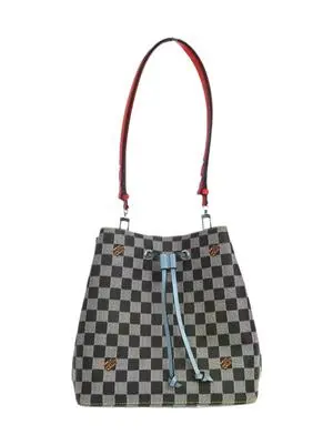 LOUIS VUITTON 2019 Neonoe Damier Tote Bag - Black