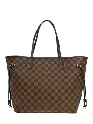 LOUIS VUITTON 2018 Damier Neverfull Mm Tote Bag - Brown