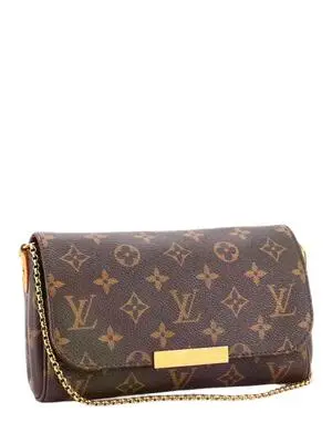 LOUIS VUITTON Monogram Canvas Pm Clutch Bag - Brown