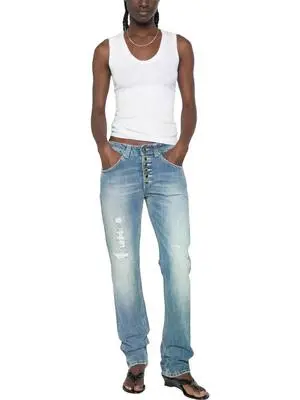 DONDUP Distressed Detail Jeans - Blue