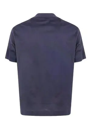 Emporio Armani Logo-embroidered T-shirt - Blue