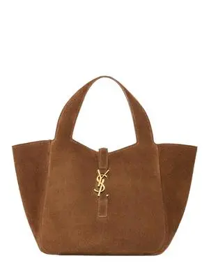 Saint Laurent Le 5 À 7 Baby Bea In Suede - Brown