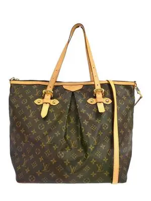LOUIS VUITTON 2010 Palermo Monogram Tote Bag - Brown