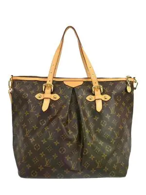 LOUIS VUITTON Palermo Monogram Tote Bag - Brown
