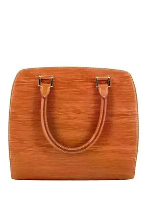 LOUIS VUITTON Pont Neuf Handbag Epi Leather Pm Satchel - Brown