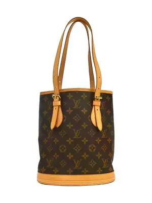 LOUIS VUITTON Monogram Pattern Tote Bag - Brown