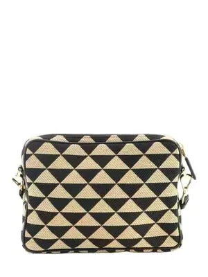 PRADA Prada Small Jacquard Messenger Bag