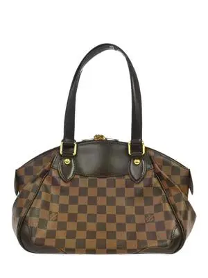 LOUIS VUITTON 2013 Pm Verona Damier Tote Bag - Brown