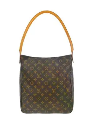 LOUIS VUITTON 2000 Looping Gm Monogram Shoulder Bag - Brown