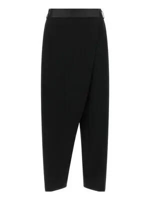 Alberto Biani Asymmetrical Paneled Pants - Black