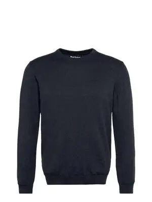 Barbour Long Sleeve Crewneck Sweatshirt - Black