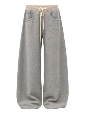 R13 Relaxed Darted Barrel-leg Joggers - Grey