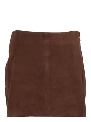 ARMA Zippered Skirt - Red