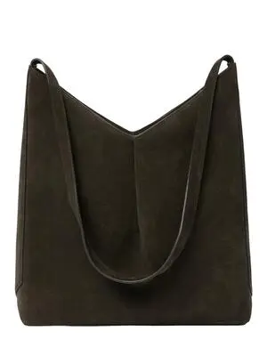 Studio Nicholson Suede Shoulder Bag - Ebony