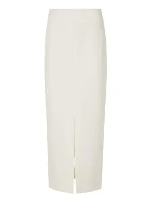 Federica Tosi Straight-leg Slit Skirt - Latte