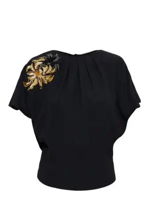 Isabel Marant Étoile Crew Neck Short-sleeved T-shirt - Black