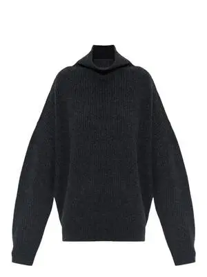 Isabel Marant Étoile Long-sleeved Ribbed Sweater - Dark Gray