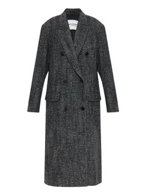 Isabel Marant Étoile Long-sleeved Double-breasted Coat - Grey