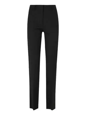 Federica Tosi Tailored Trousers With Belt Loops - Black
