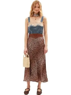 RIXO RIXO Vyonne Lace Trim Camisole