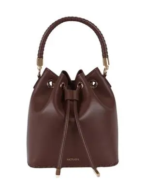 SAONARA BRAND Bucket Bag Chocolat Leather - Brown