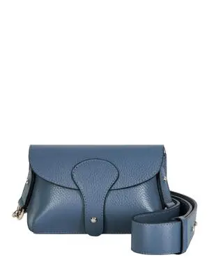 BETSY & FLOSS Luca Small Crossbody Bag In Denim - Blue