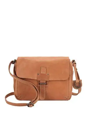 LLOYD BAKER Georgia Washed Leather Crossbody Bag - Gold