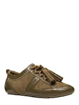 Michael Kors Keely Tassel Suede Trainers - Green