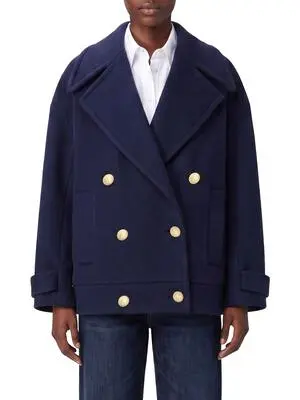 Balmain Double-breasted Jacket - Marine
