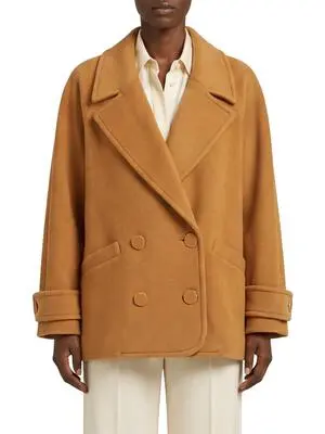 Chloé Double Breasted Coat - Camel