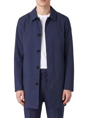 RRD Montecristo Technical Fabric Trench Coat - Blue