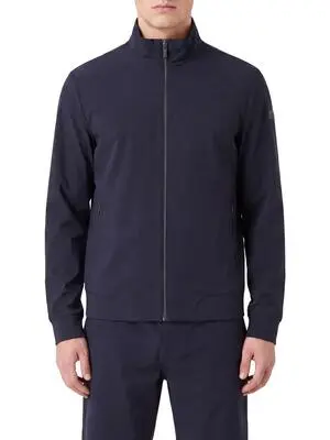 RRD High-neck Technical Fabric Zip-up Sweatshirt - Blue