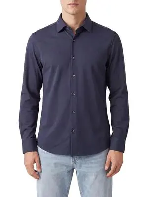 RRD Slim Fit Technical Polyamide Long-sleeved Shirt - Black